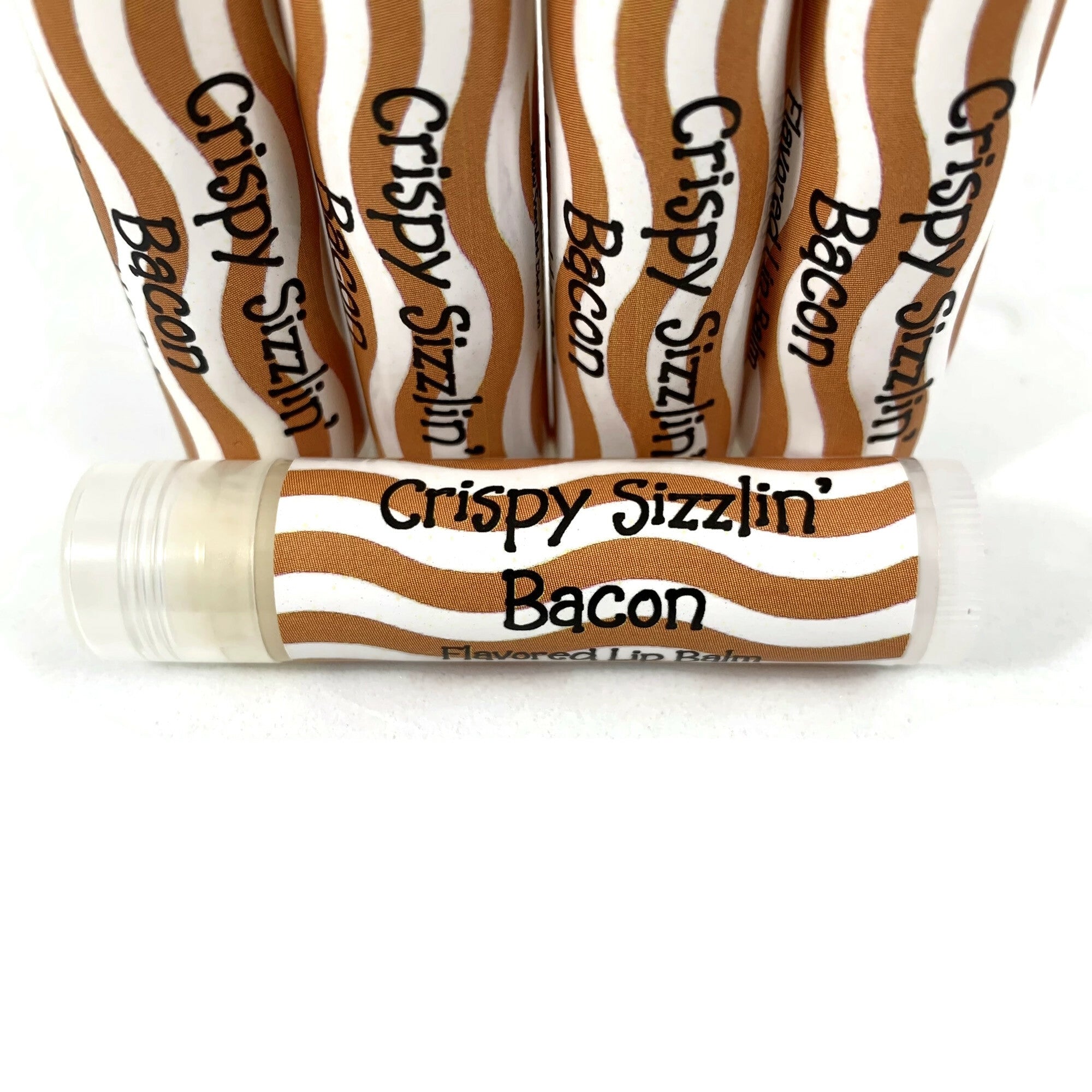 Bacon Flavored Lip Balm Crispy Sizzlin' Bacon Flavored Lip Balm No Col ...